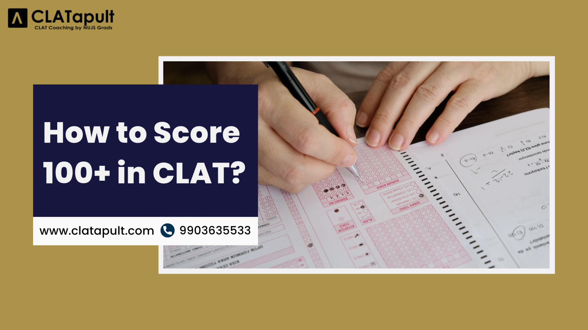 How to Score 100+ in CLAT? | Expert Tips & CLATapult Coaching