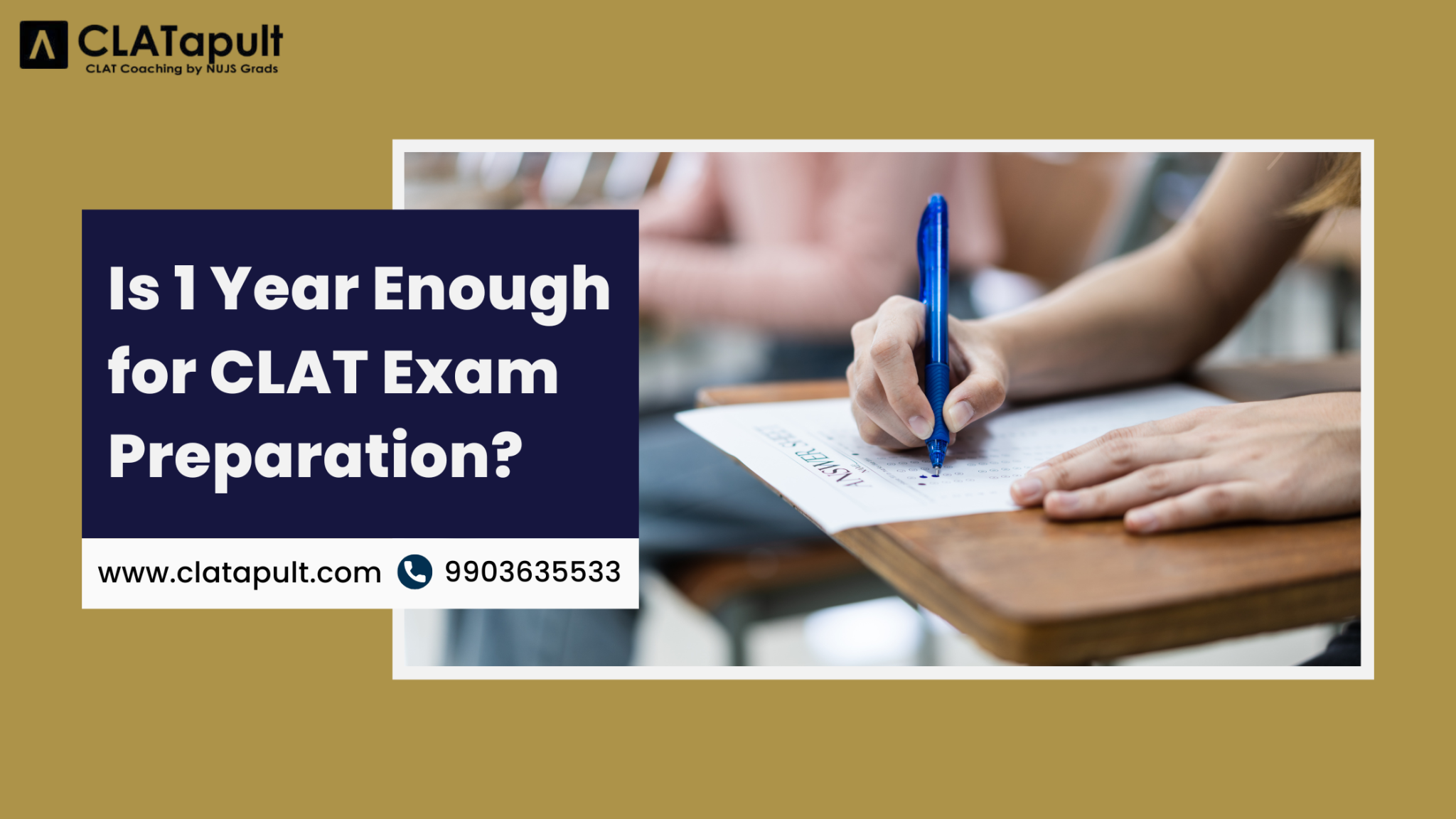 Is 1 Year Enough for CLAT Preparation? | CLATapult Guidance